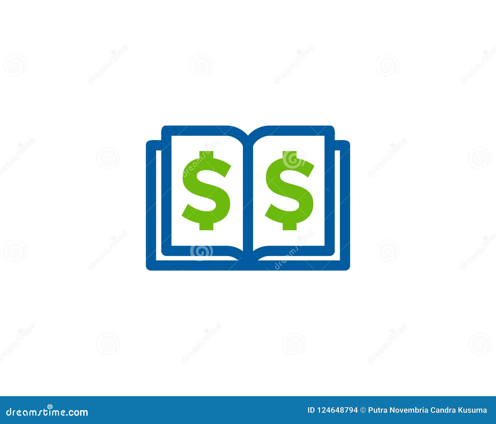 Money Book Logo Icon Design Stock Vector - Illustration of branding ...