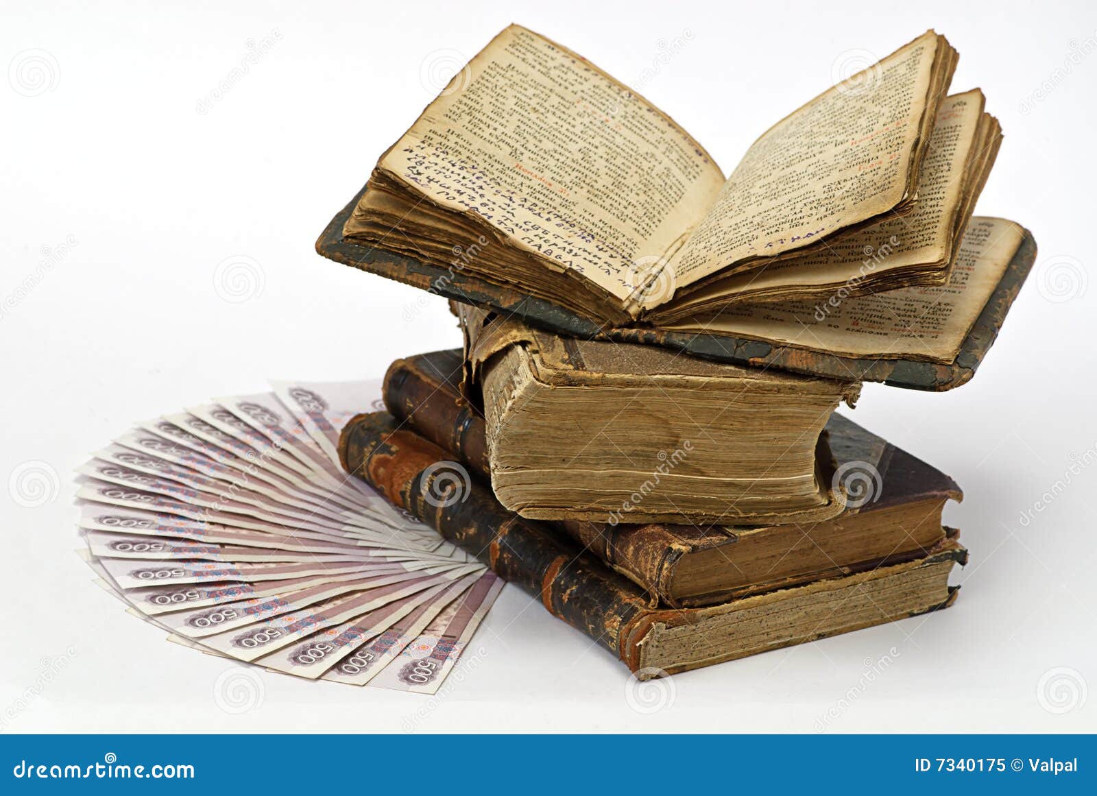 Money and books stock image. Image of religious, edition - 7340175