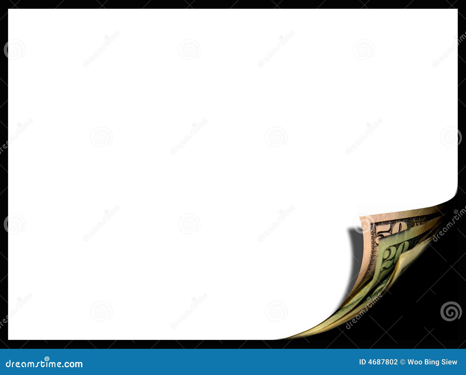 Money border stock photo. Image of black, change, currency - 4687802