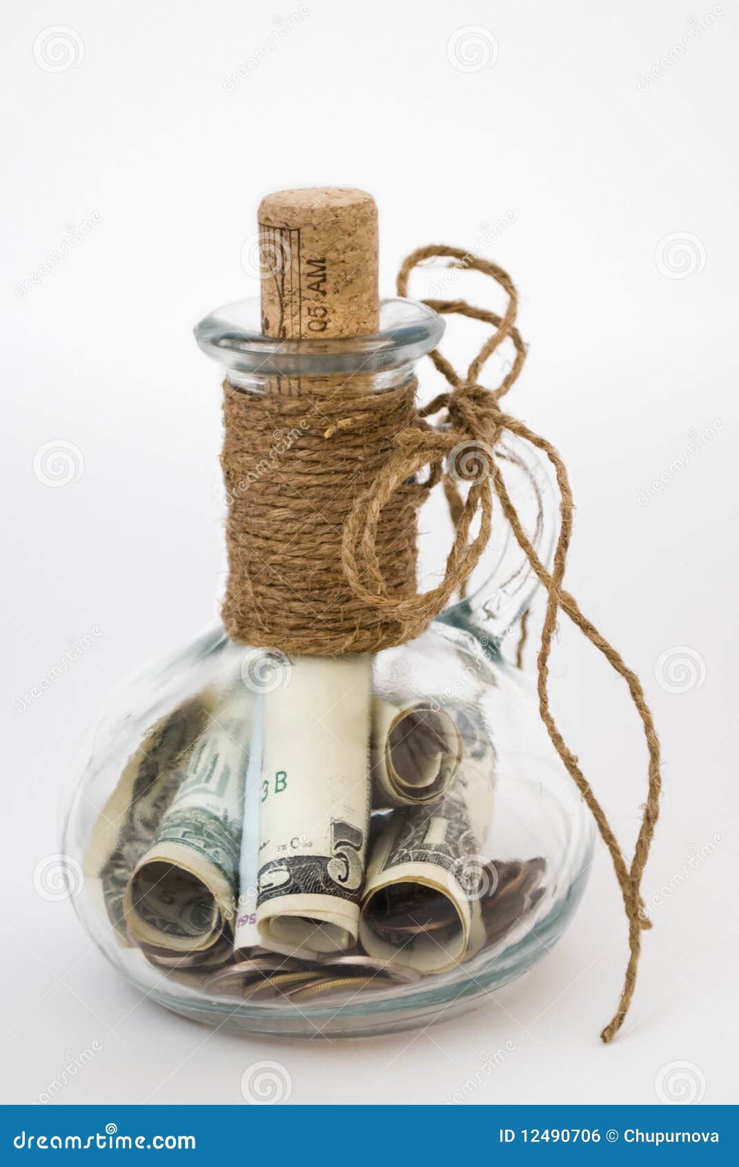 Money box stock photo. Image of glass, savings, container - 12490706