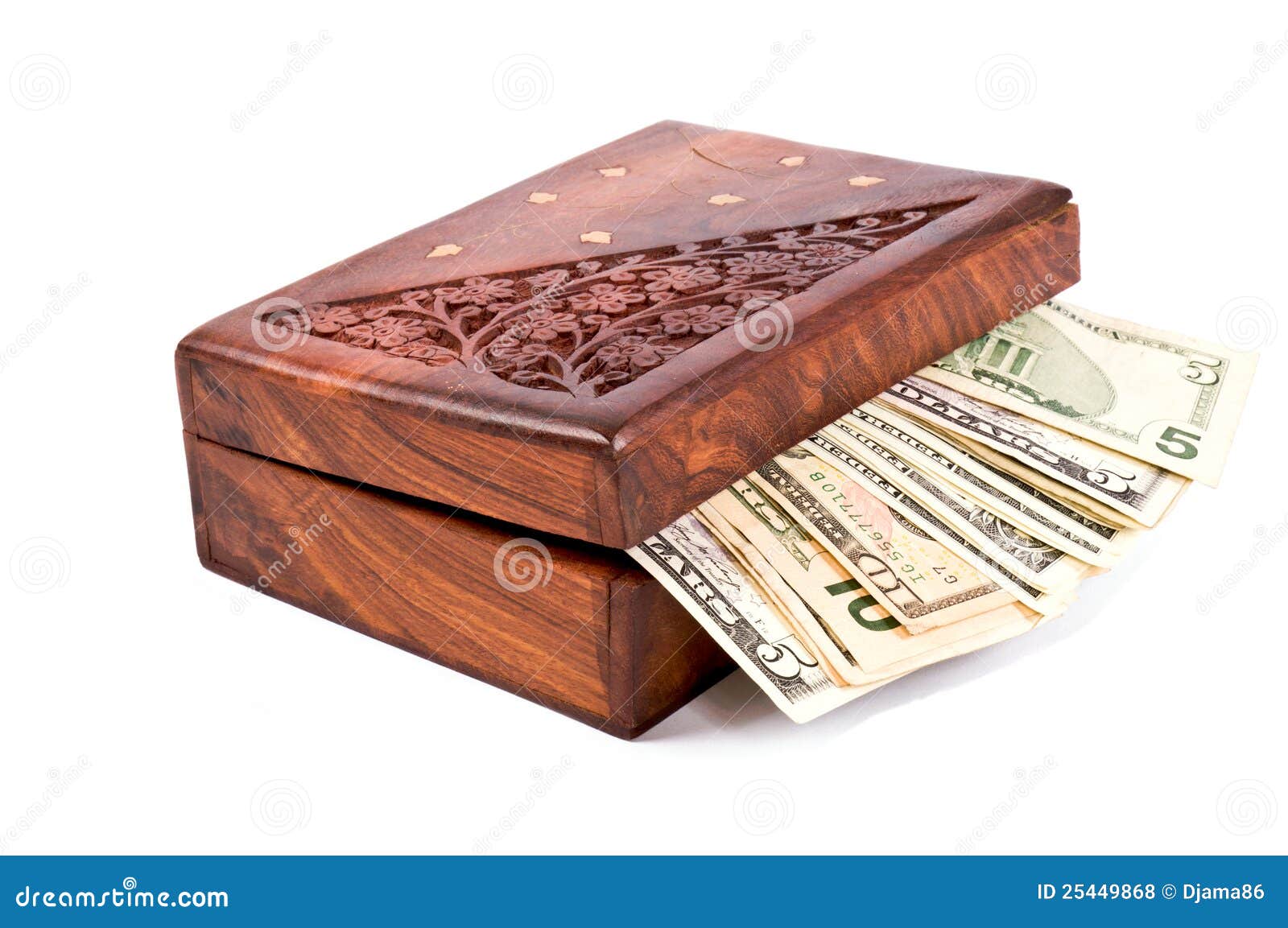 Money in the box stock photo. Image of closeup, exchequer - 25449868