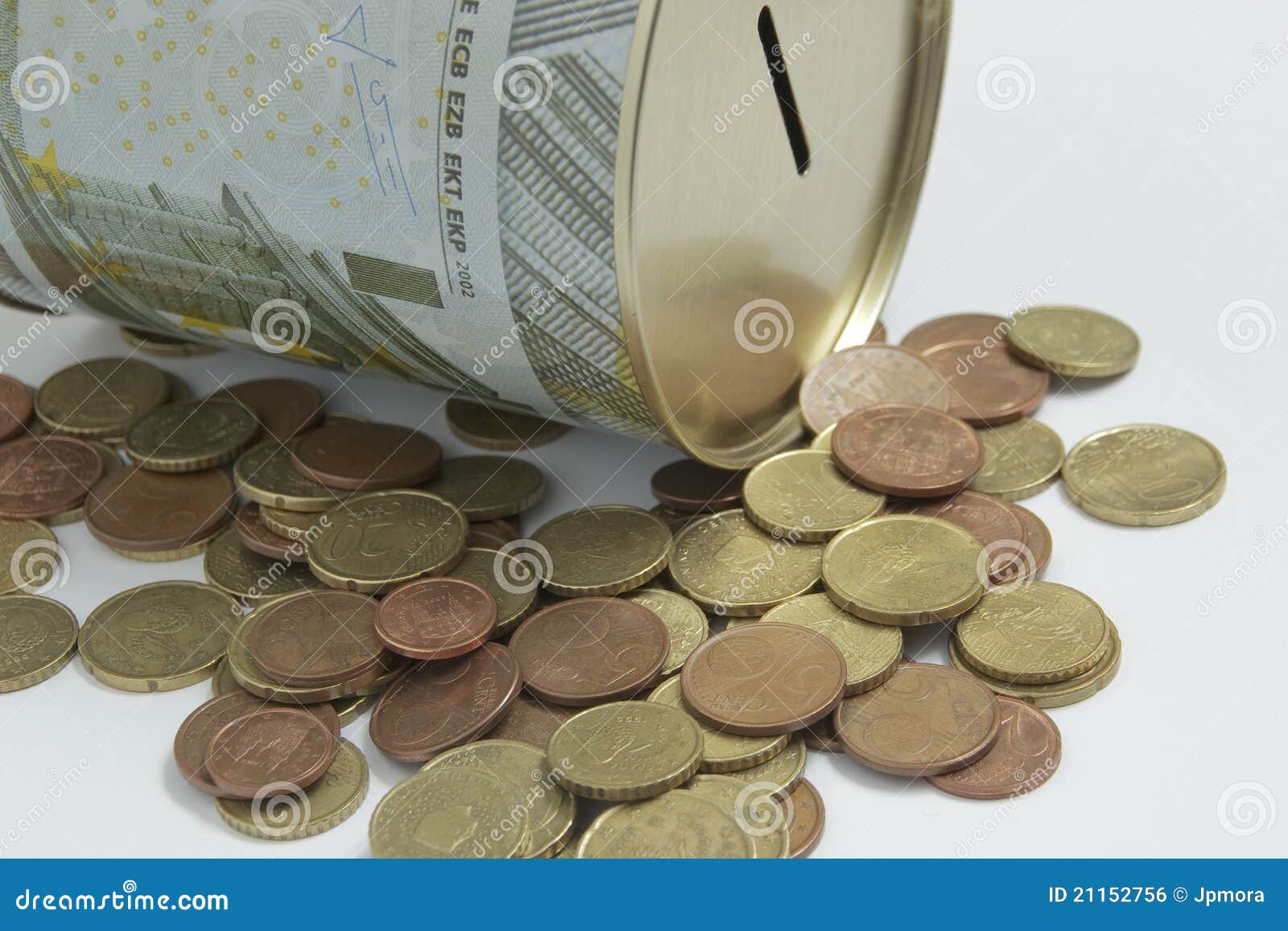 Money Box with euros stock photo. Image of currency, business - 21152756