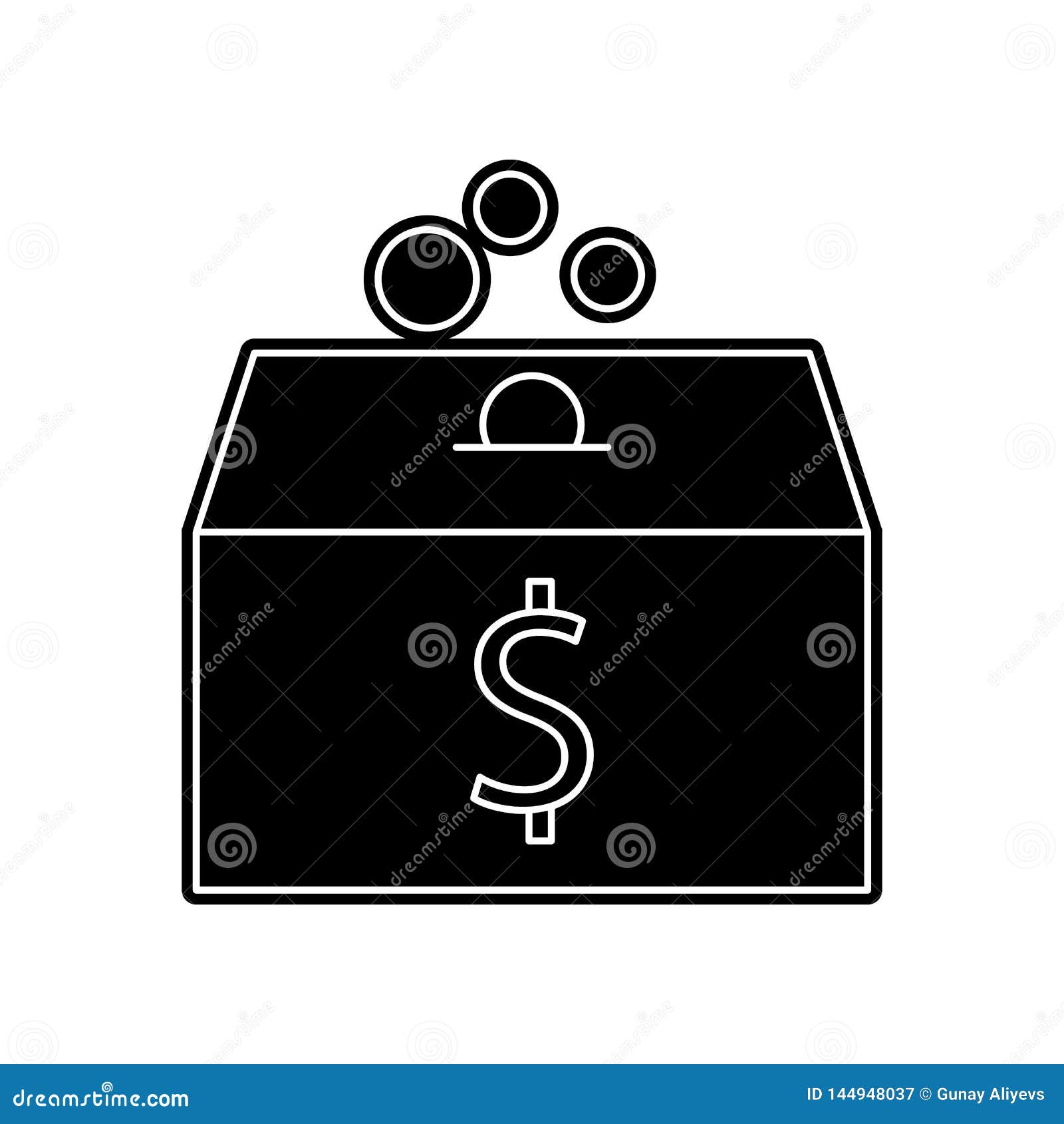 Money Box Icon. Element of Banking for Mobile Concept and Web Apps Icon ...