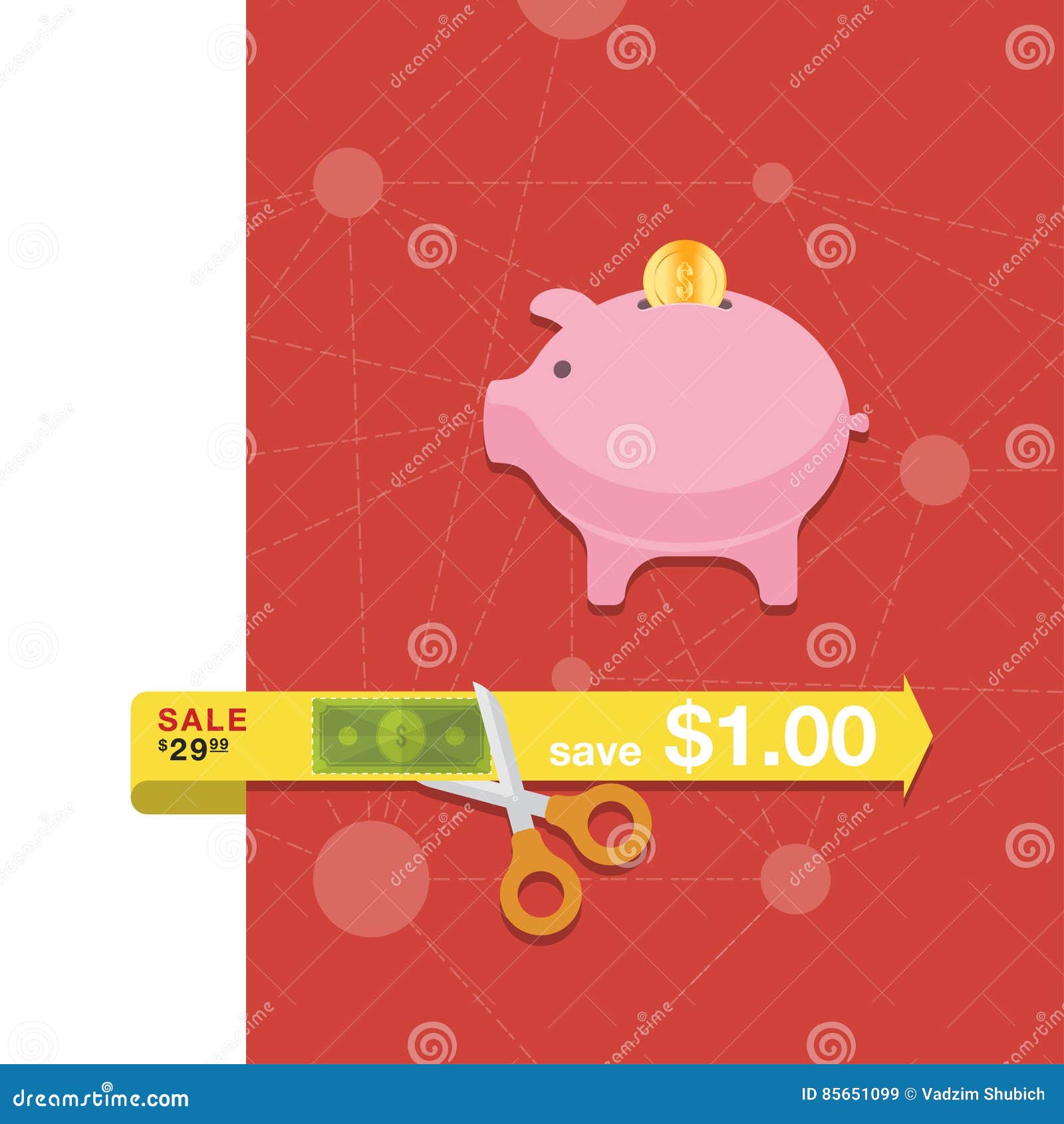 Money Box Icon in Flat Style Illustrations. Stock Illustration ...