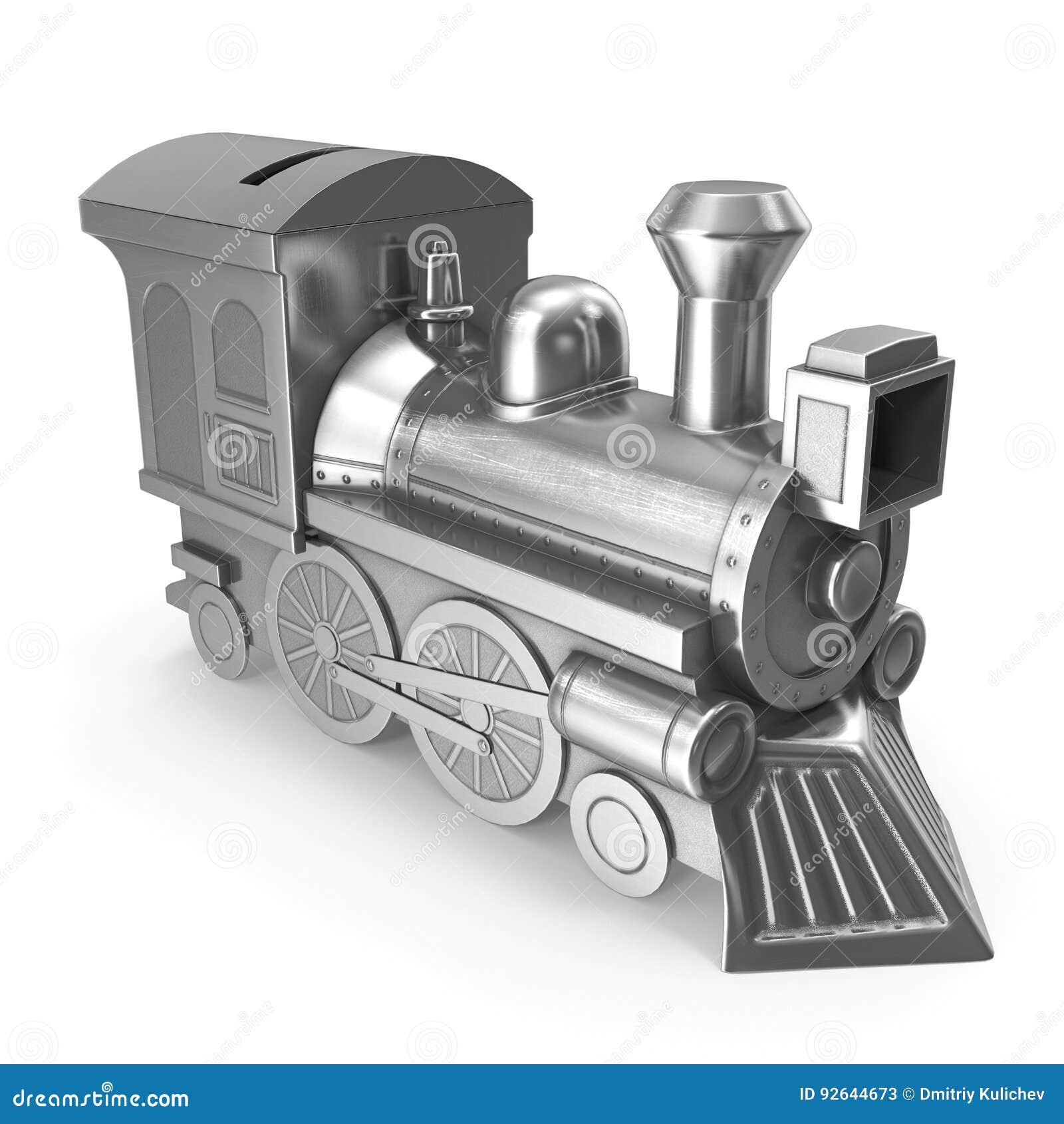 Money Box Locomotive stock illustration. Illustration of model - 92644673