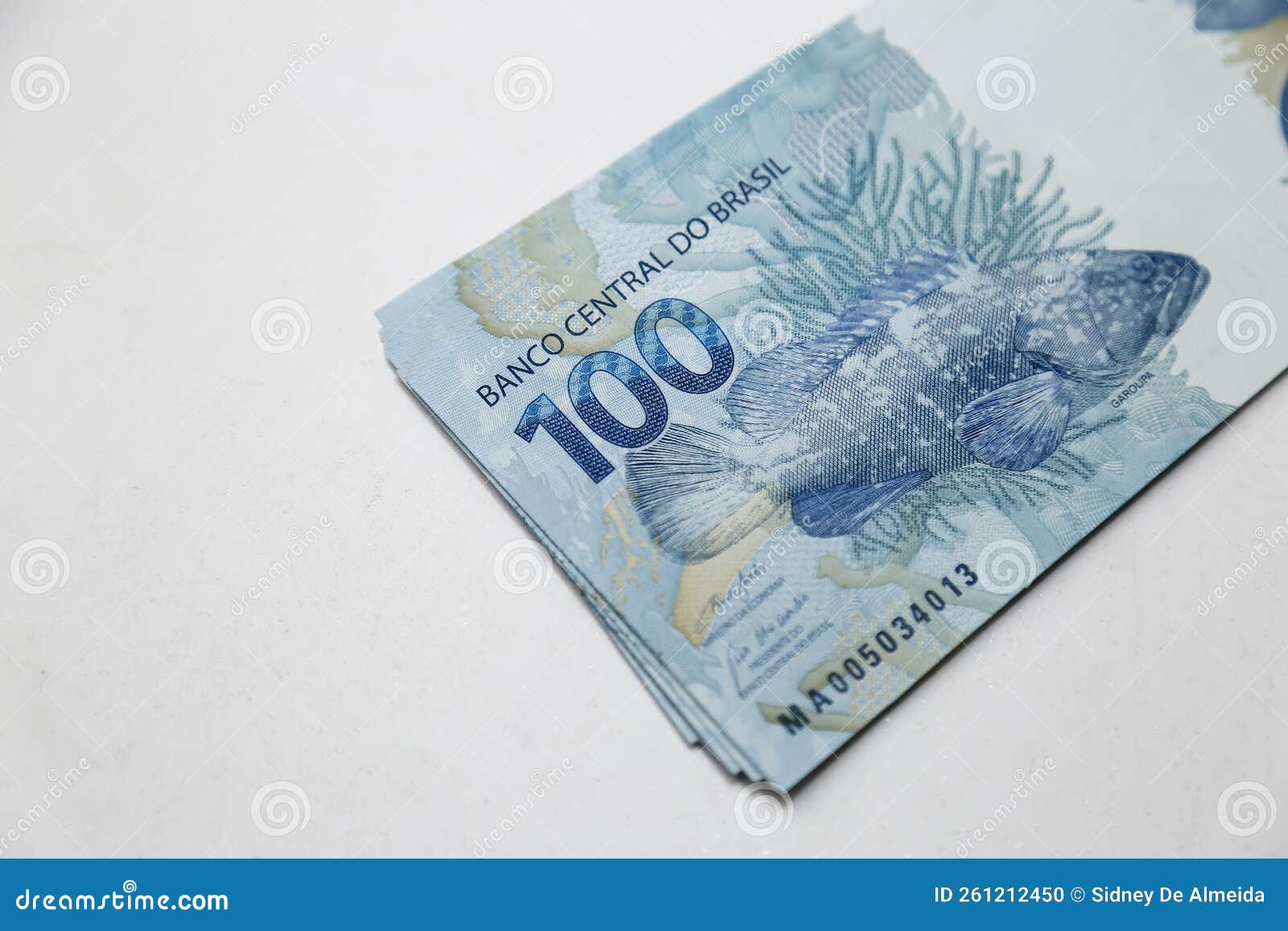 Money from Brazil - Several Hundred Real Bills Stock Photo - Image of monetary, accumulation ...