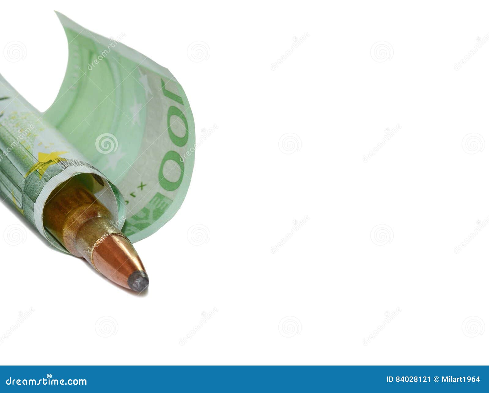 Money and a bullet. stock image. Image of illegally, relation - 84028121