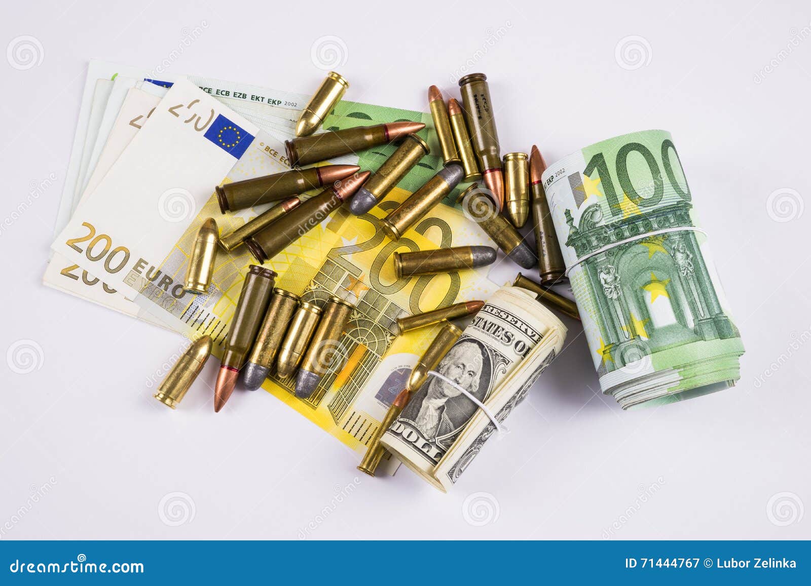 Money and bullets5 stock image. Image of note, banknotes - 71444767