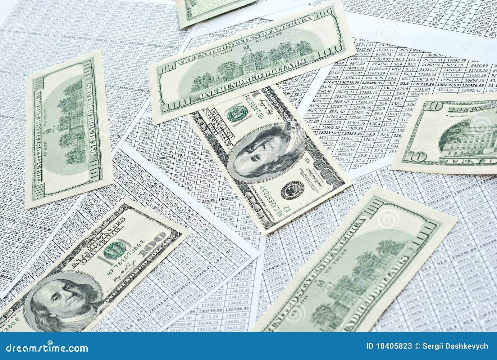 Money and business stock image. Image of budget, financial - 18405823