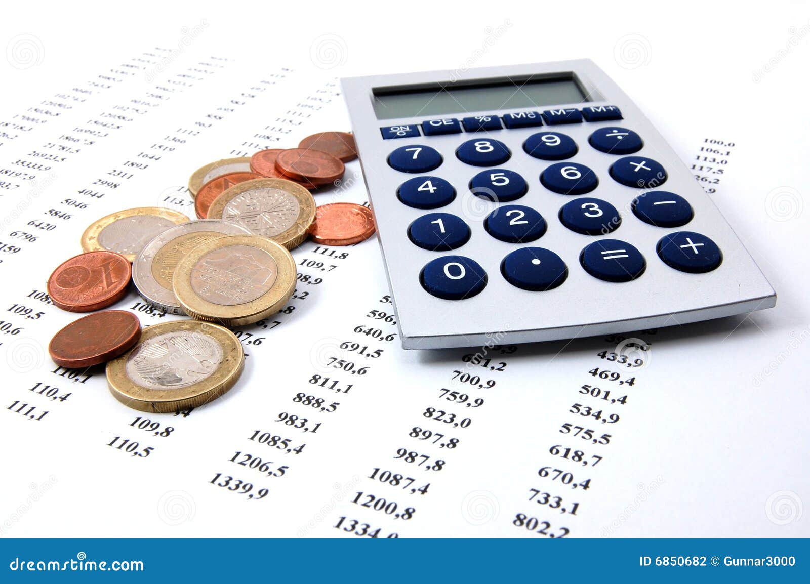 Money on business numbers stock photo. Image of economic - 6850682