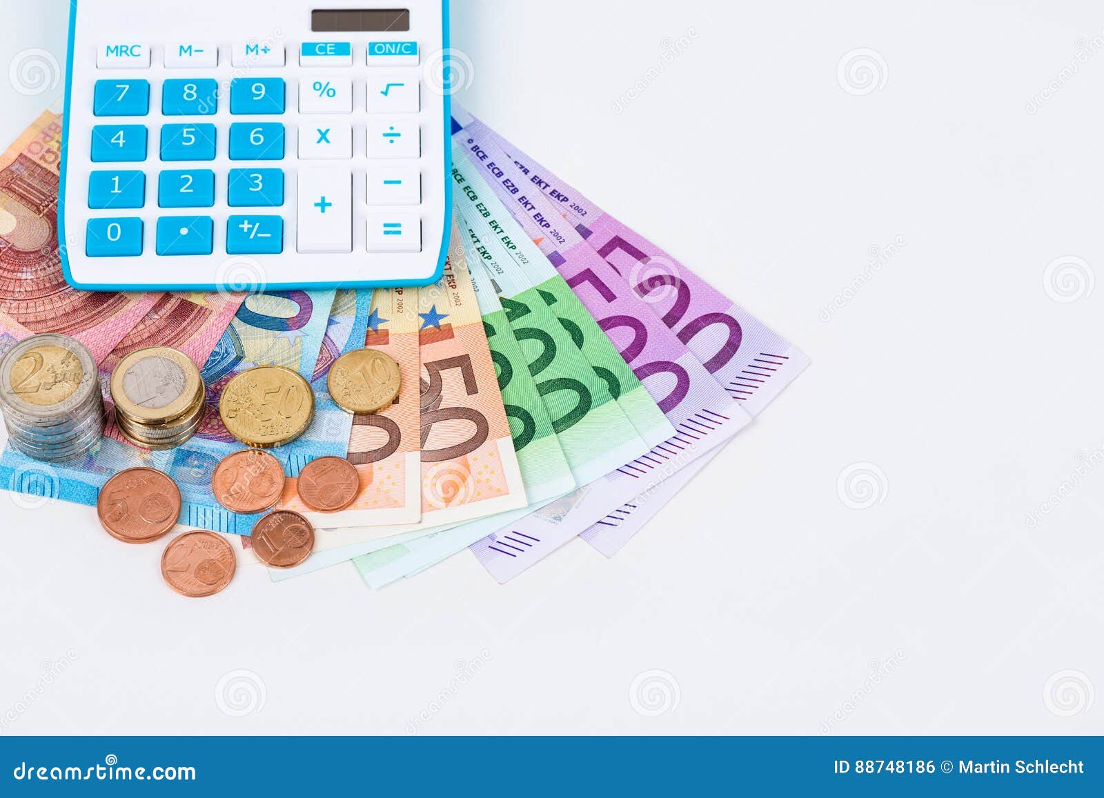 Money calculation stock photo. Image of calculator, interest - 88748186