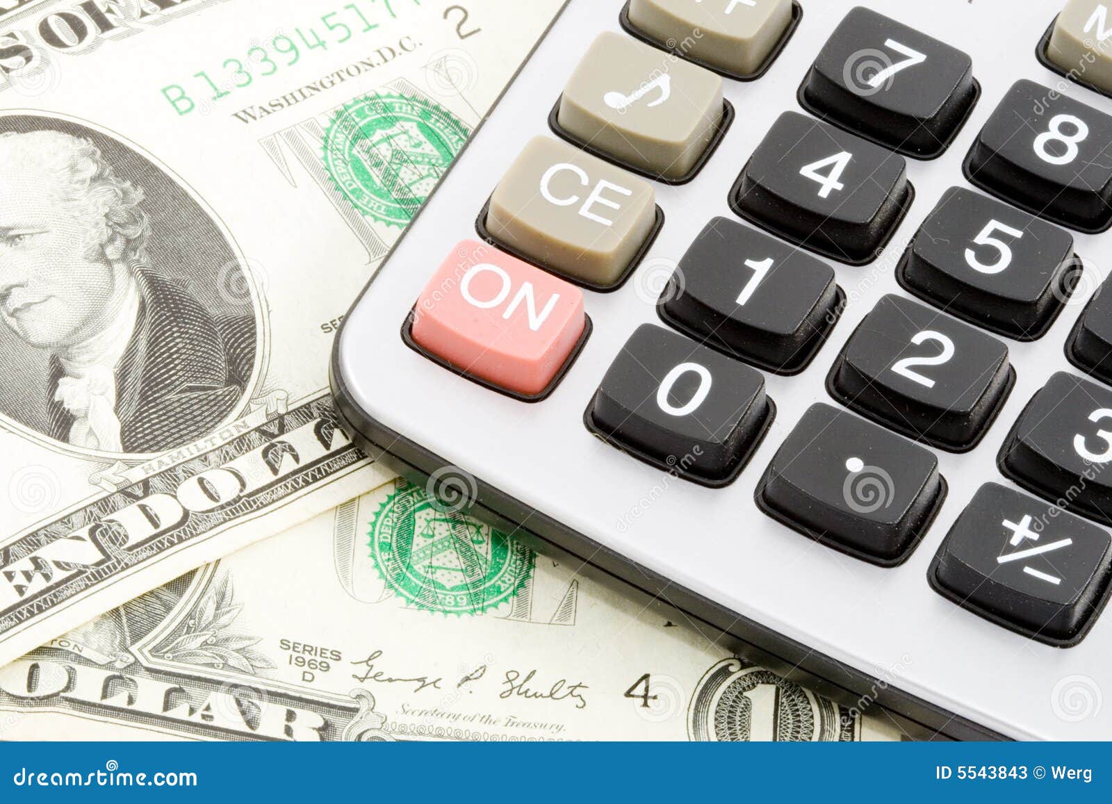 Money Calculations stock image. Image of dollars, business - 5543843