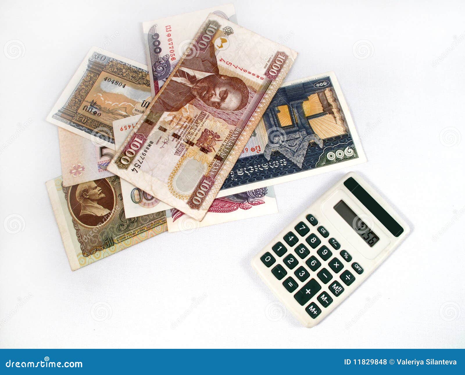 Money and calculator stock photo. Image of business, ukraine - 11829848
