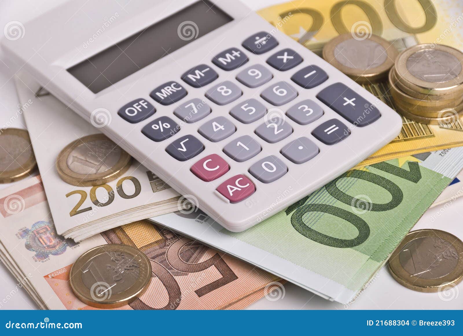 Money and calculator stock photo. Image of prize, profit - 21688304