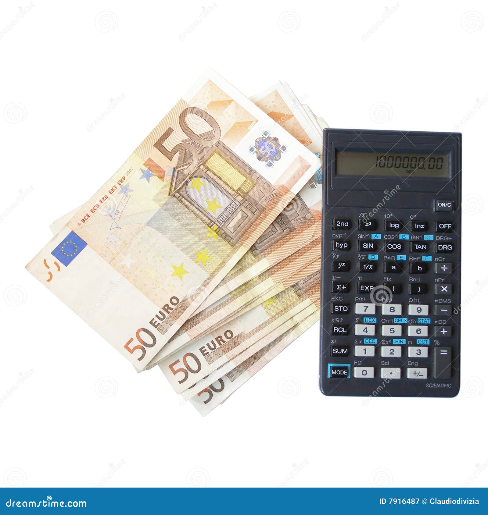 Money with calculator stock image. Image of banknotes - 7916487