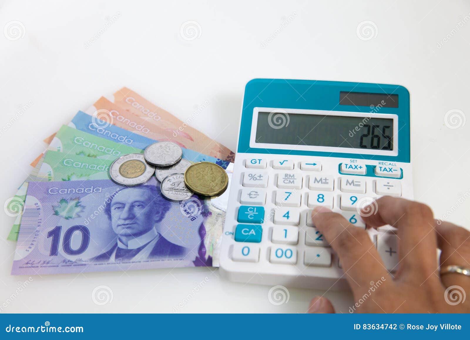 Money and Calculator for Budgeting Stock Photo - Image of cost, bills ...