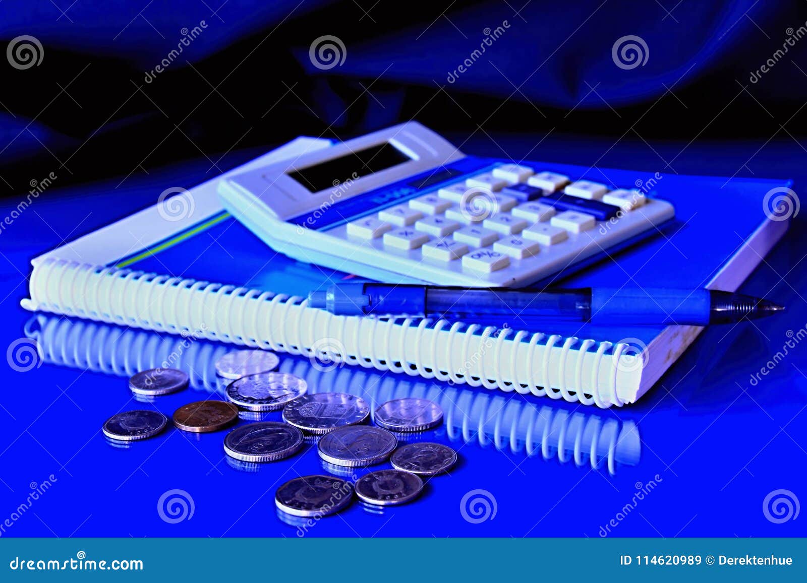 Money with calculator stock image. Image of investment - 114620989