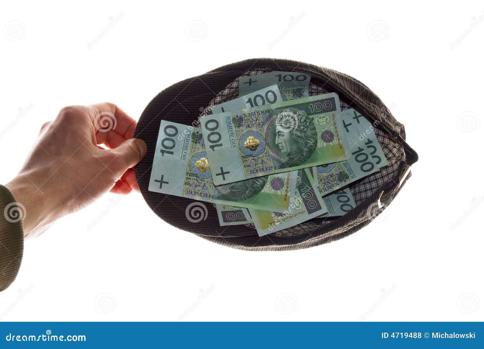 Money In Cap Picture. Image: 4719488