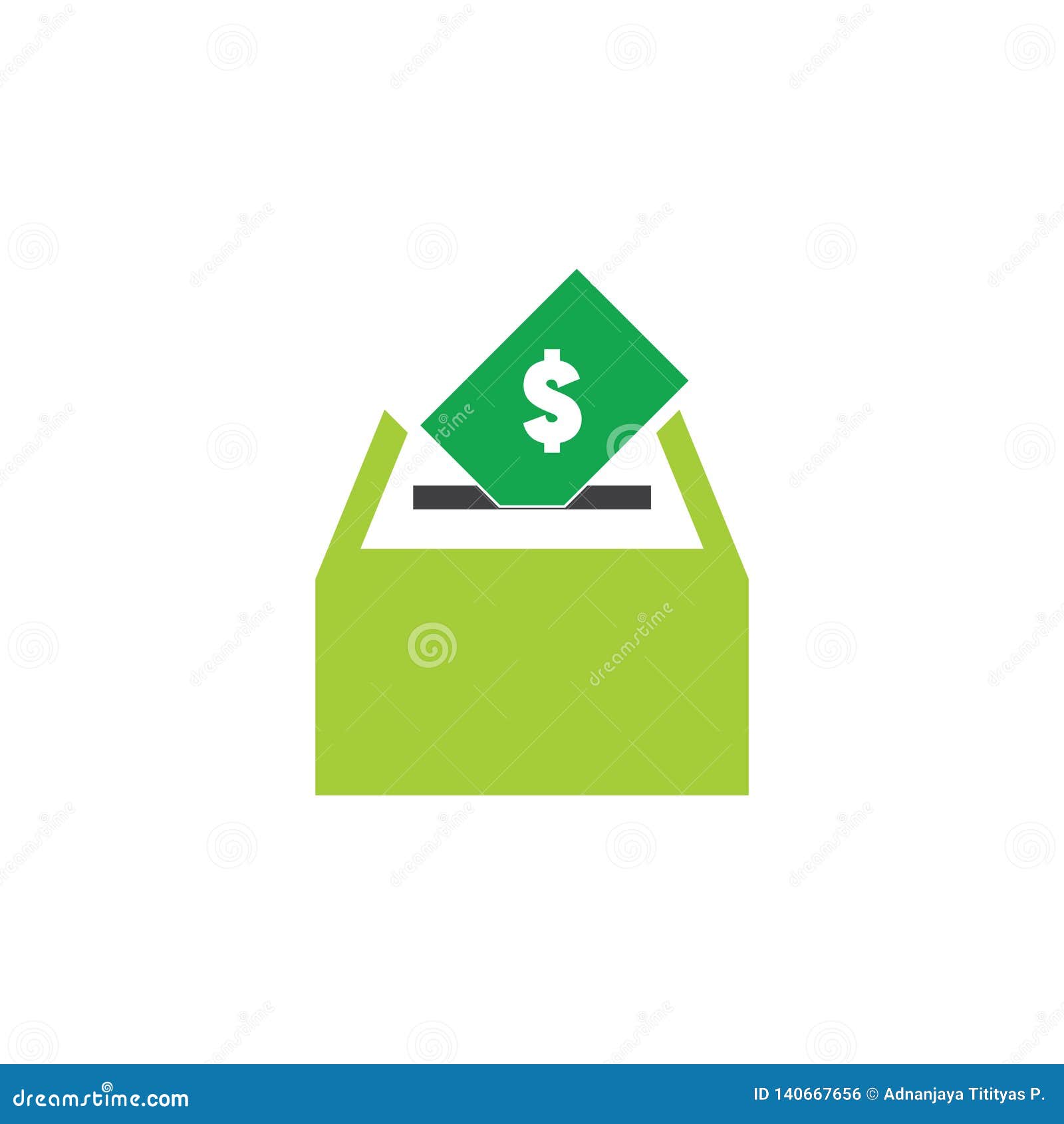 Money Card Insert Box Symbol Vector Stock Vector - Illustration of ...