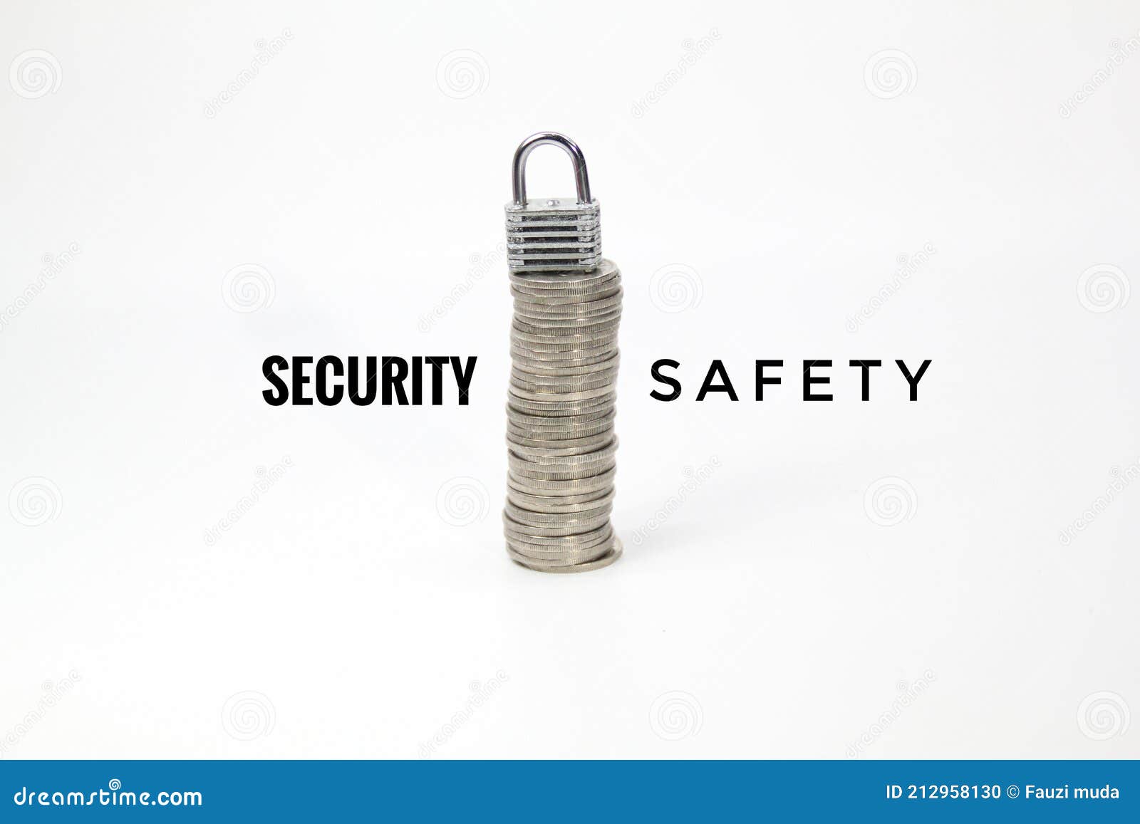 Money Care with Security and Safety Stock Photo - Image of concept ...