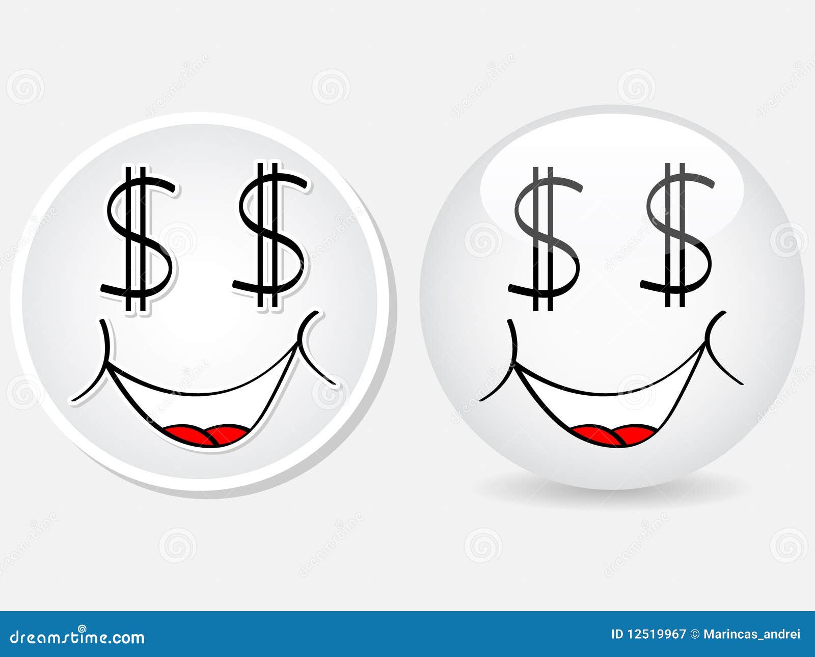 Money cartoon face stock vector. Illustration of circle - 12519967