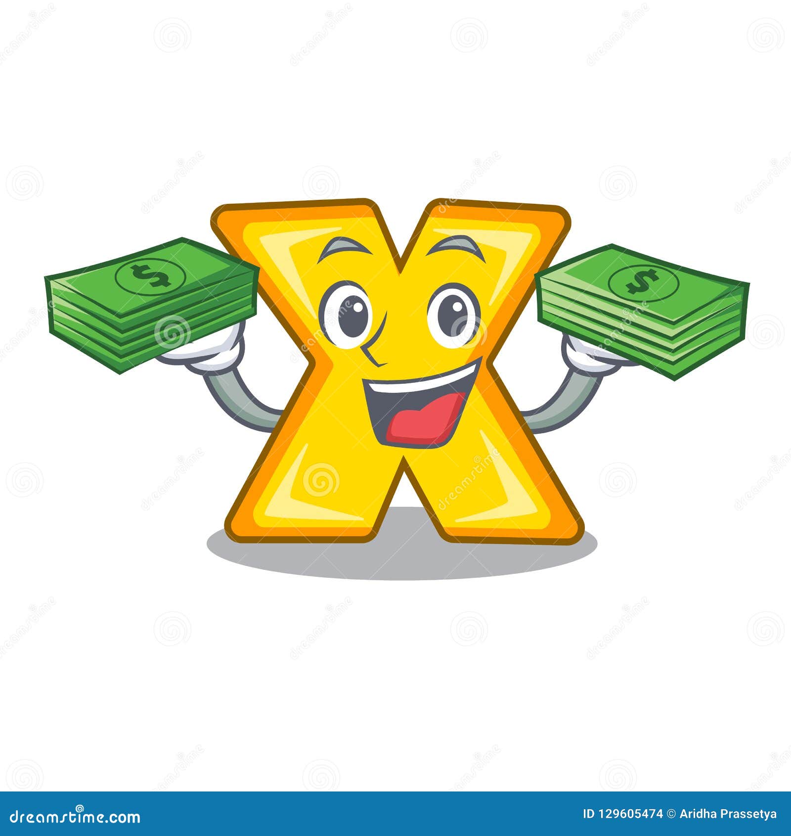 Multiply Calculate Sign Brushstroke Doodle Cartoon Vector ...