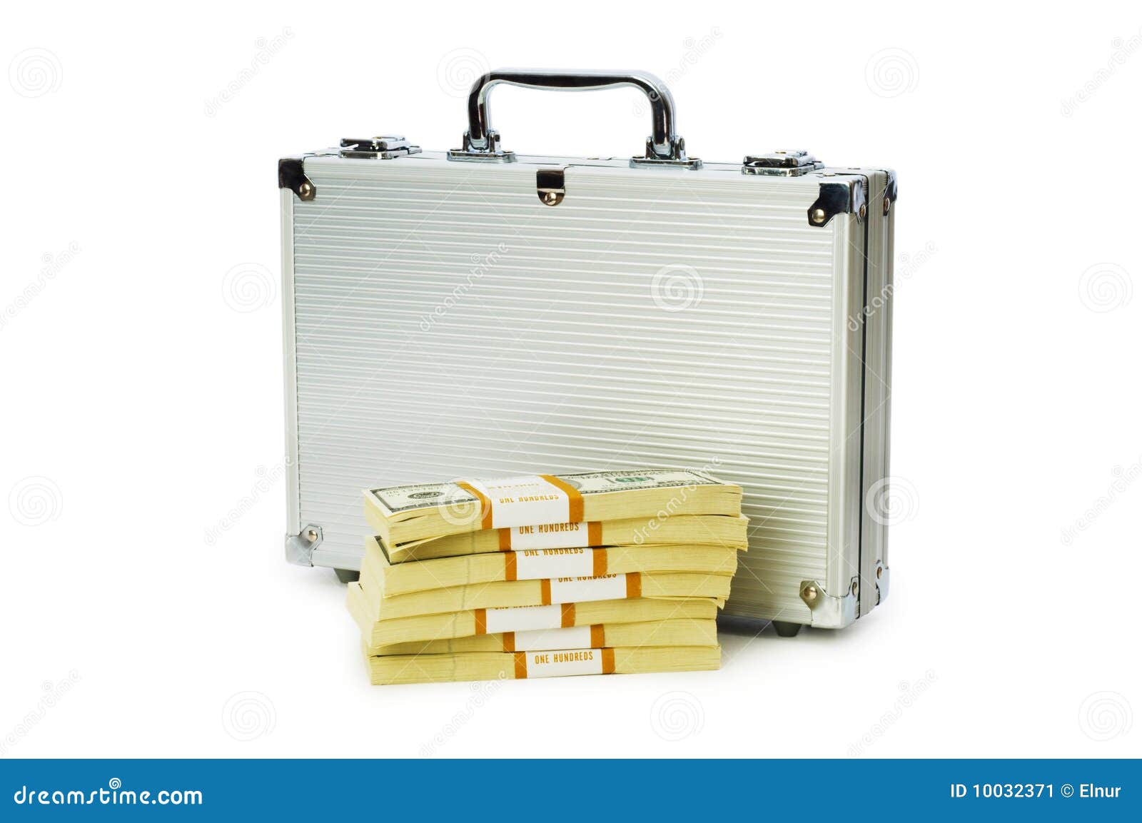 Money in the case isolated stock image. Image of inflation - 10032371