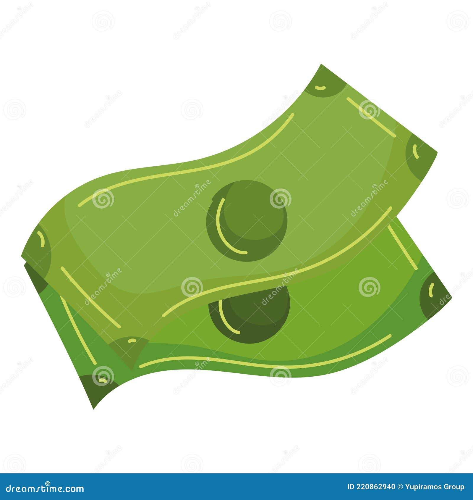Money cash bills stock vector. Illustration of heap - 220862940