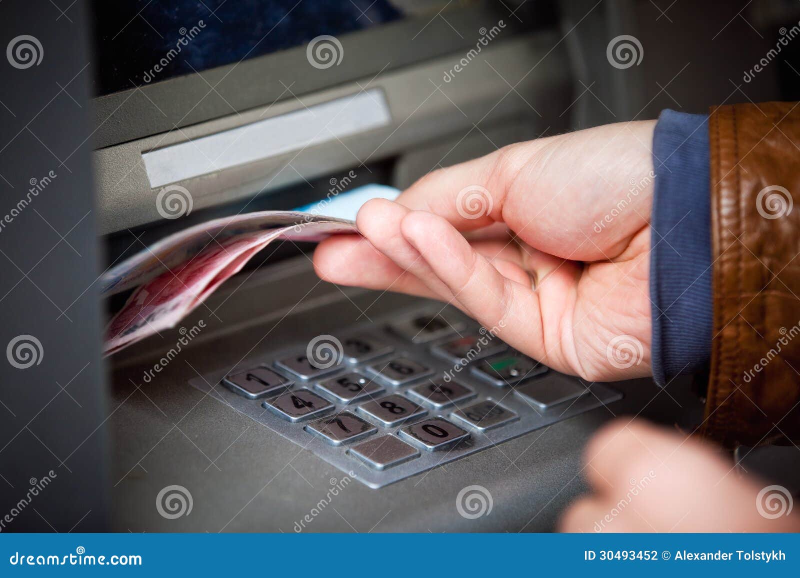 Money from cash machine stock photo. Image of currency - 30493452
