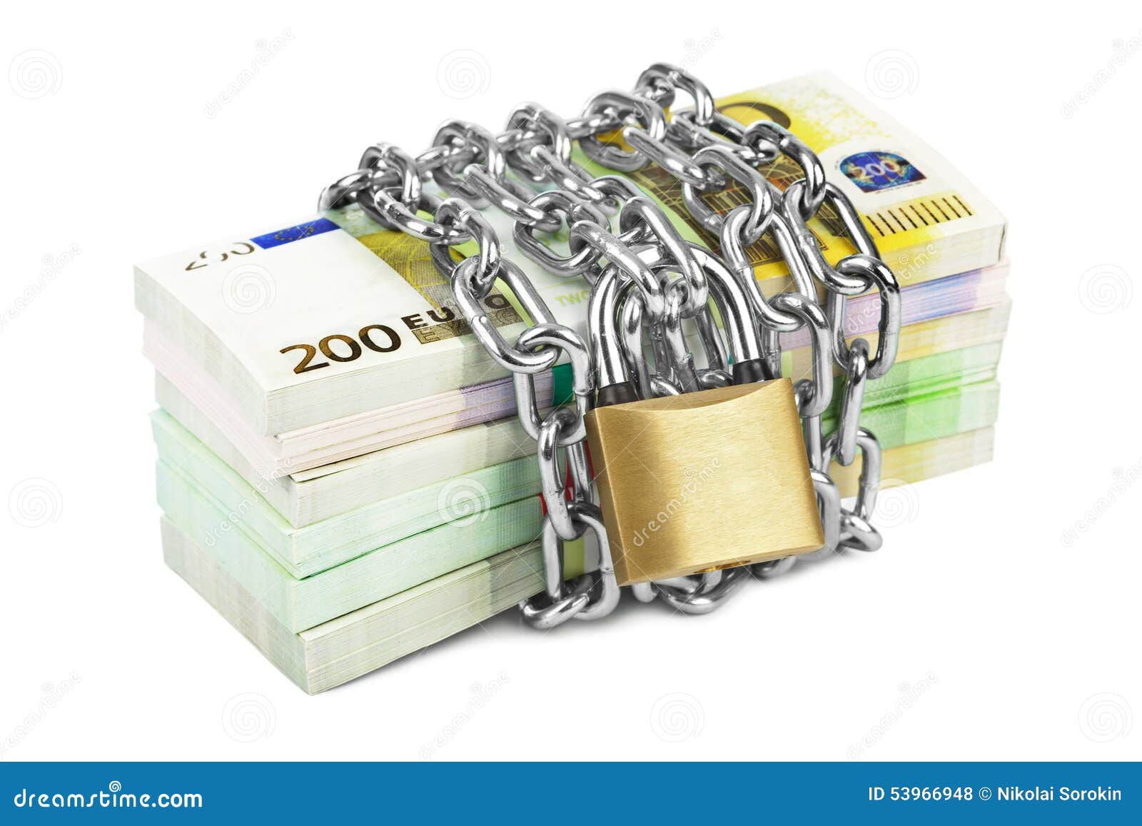 Money and chain stock photo. Image of finances, isolated - 53966948