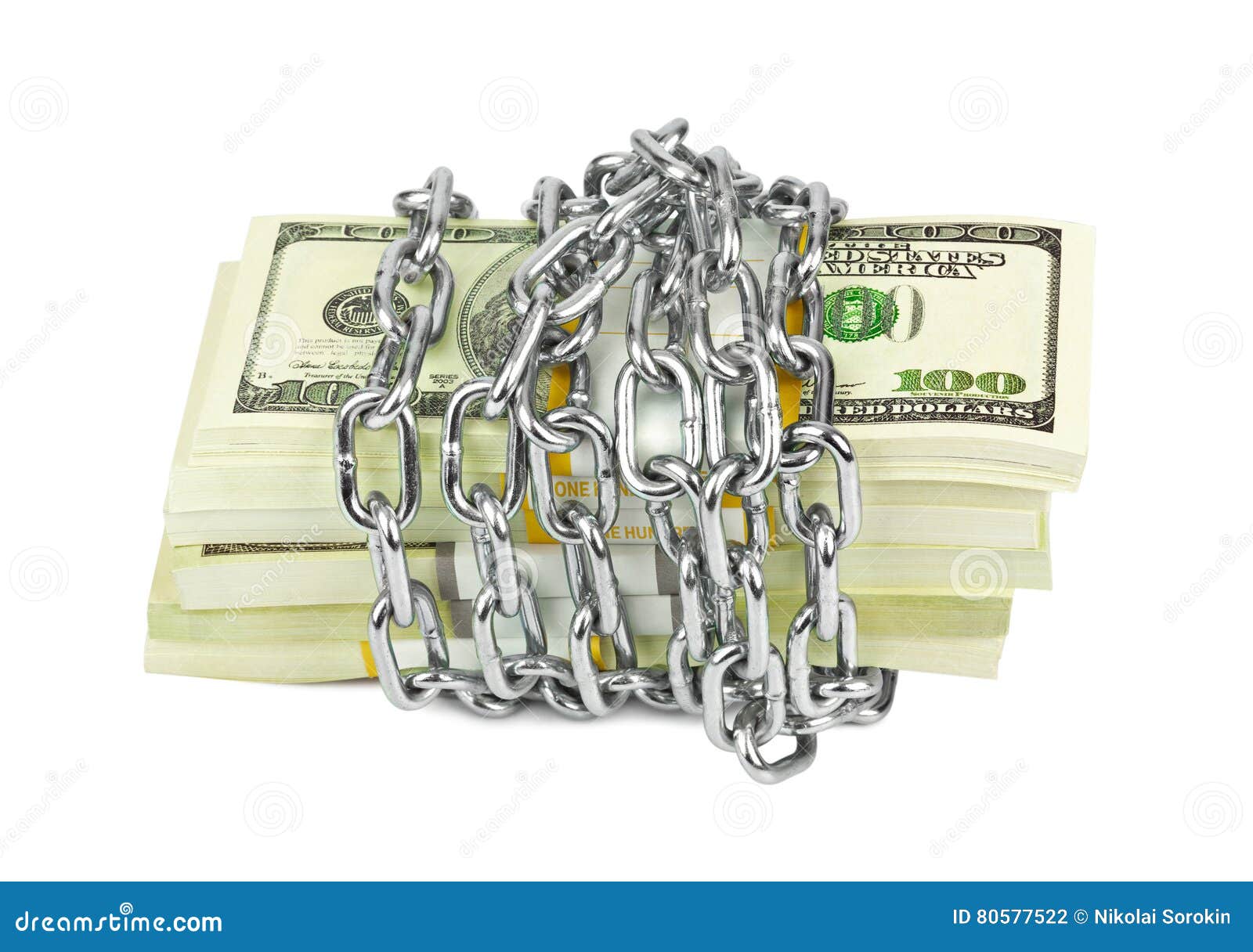 Money and chain stock photo. Image of banknote, pack - 80577522