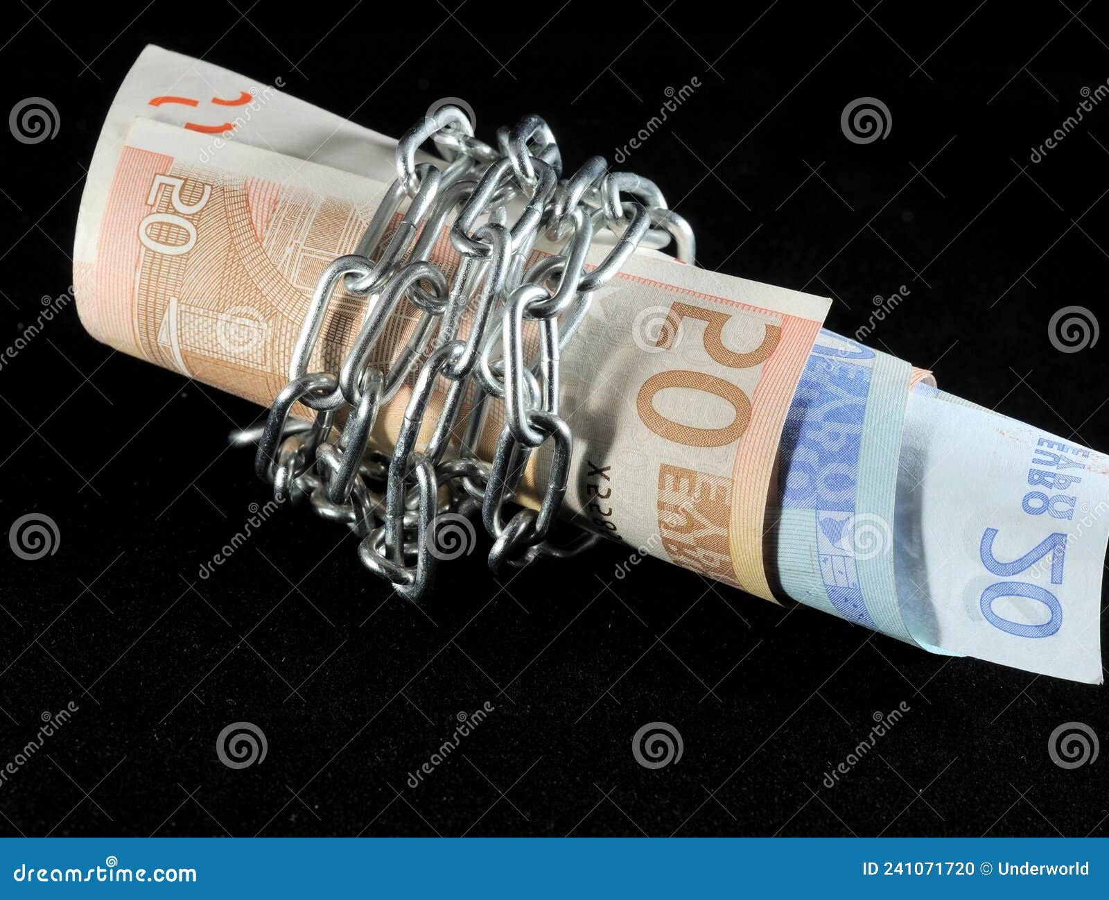 Money in chains stock photo. Image of fund, economy - 241071720