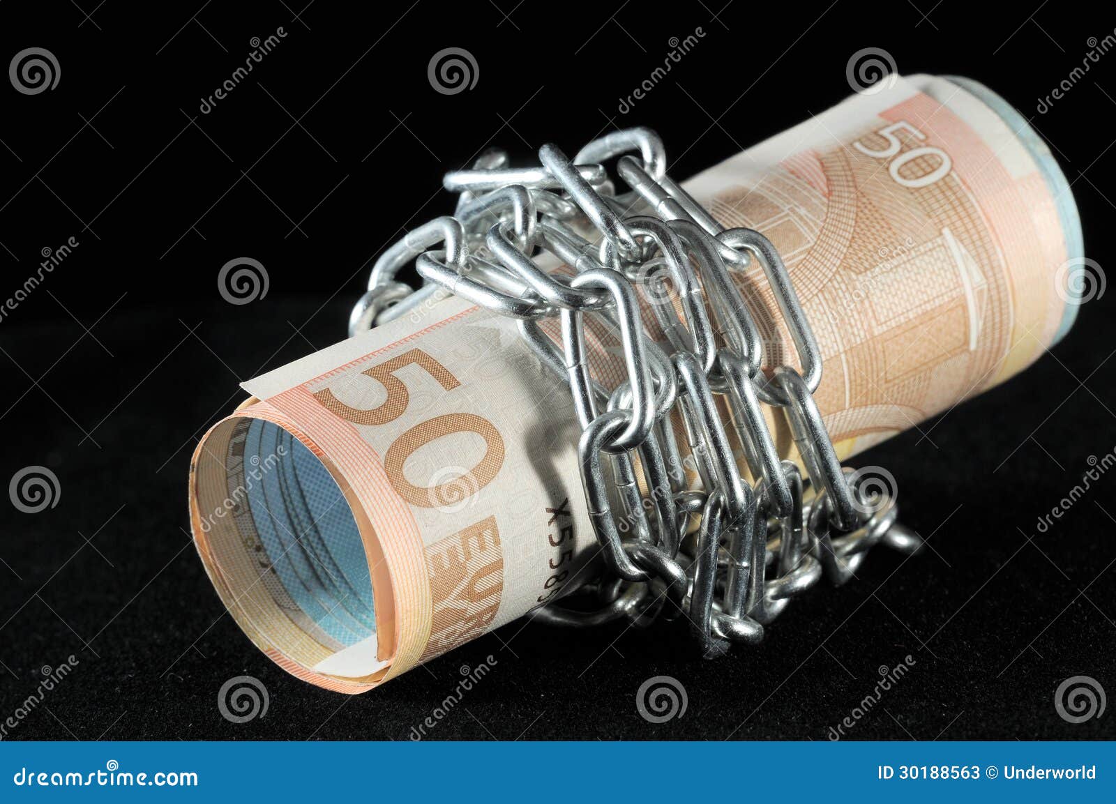 Money in chains stock image. Image of fund, economy, bank - 30188563