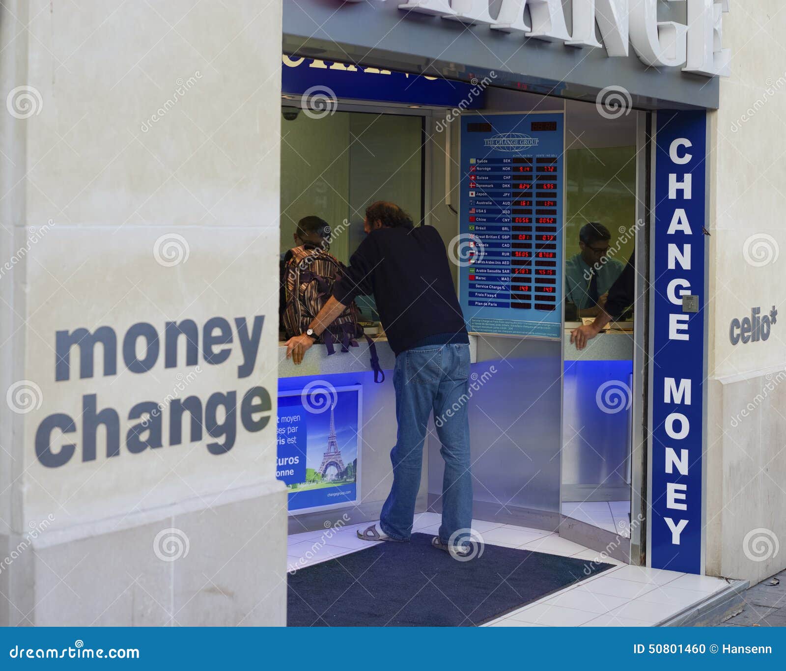 Money change editorial image. Image of outlet, cash, overseas - 50801460