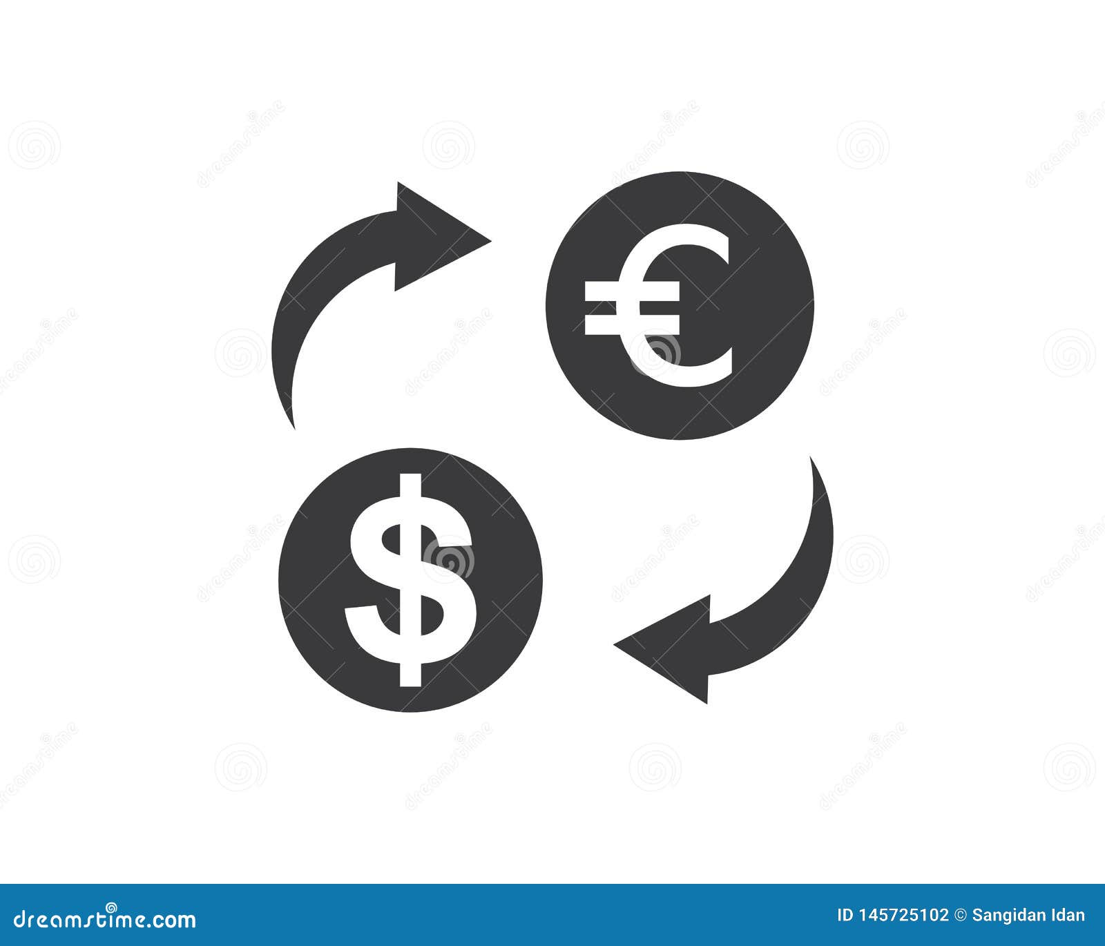 Money Changer Logo Icon Vector Stock Vector - Illustration of mobile ...