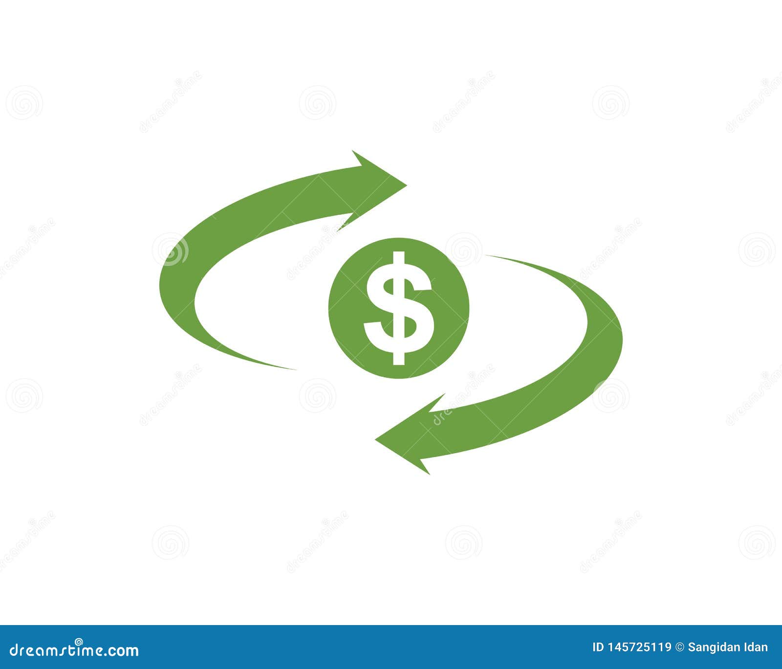 Money Changer Logo Icon Vector Stock Vector - Illustration of dollar ...