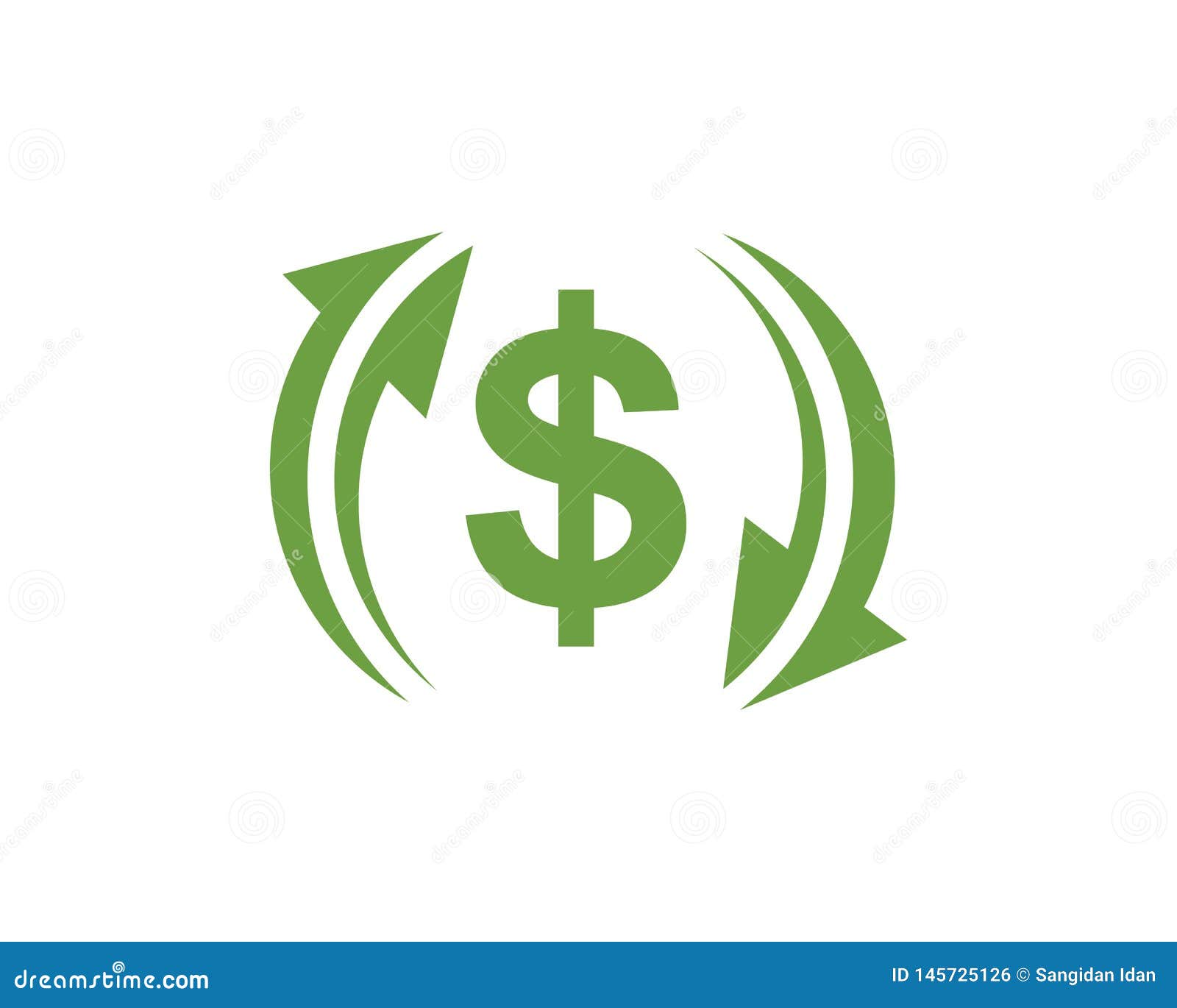 Money Changer Logo Icon Vector Stock Vector - Illustration of send ...