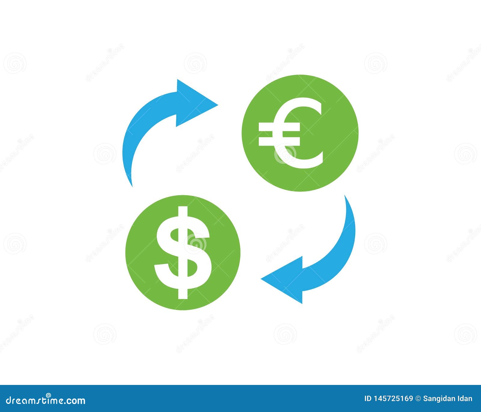 Money Changer Logo Icon Vector Stock Vector - Illustration of business ...