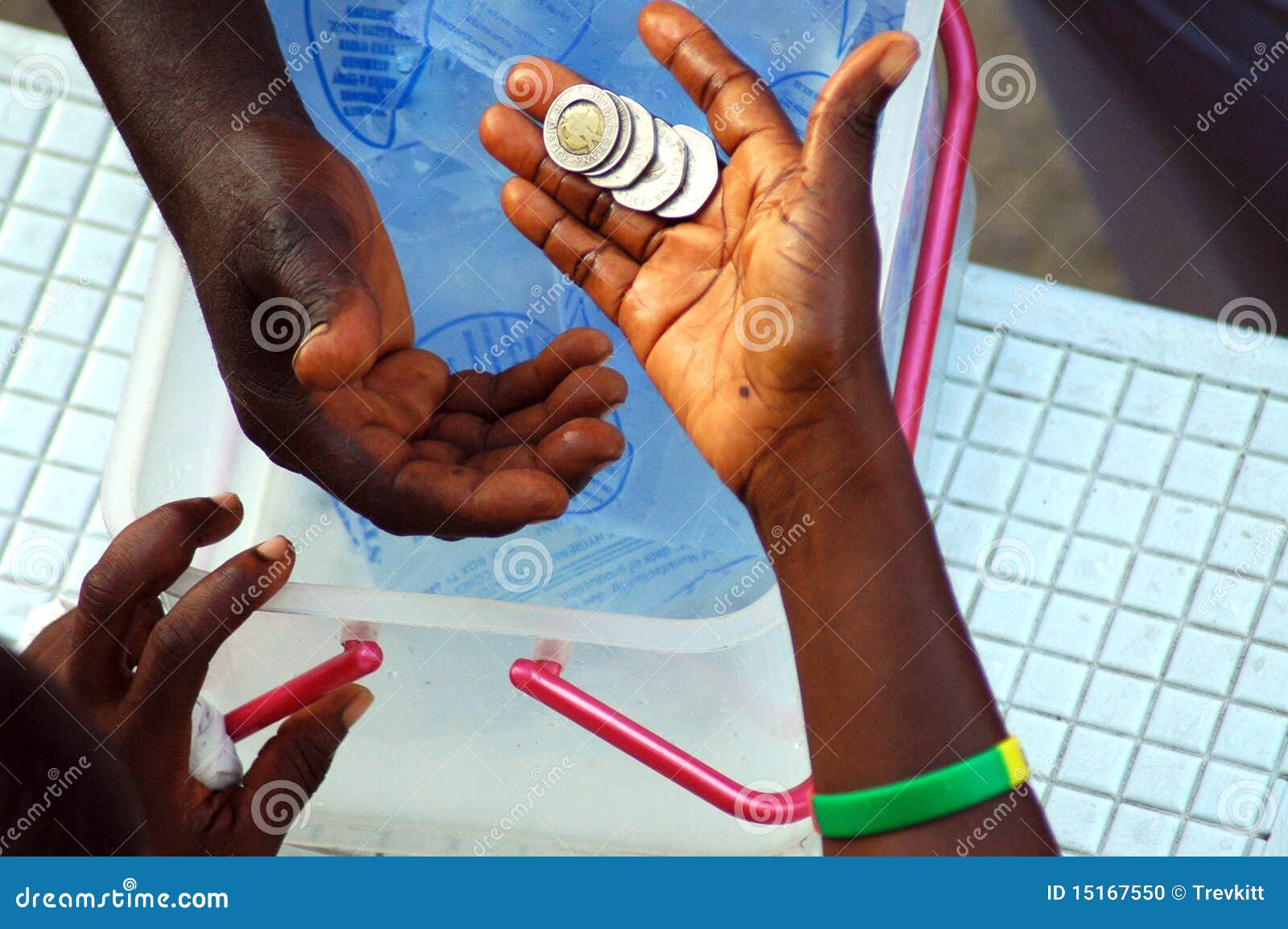 Money Changing Hands in Africa Stock Photo - Image of west, sale: 15167550