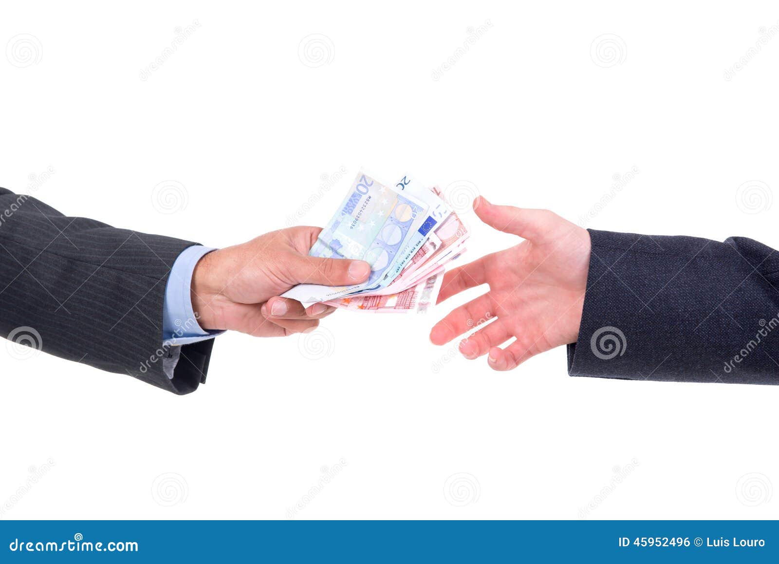 Money Changing Hands Stock Image | CartoonDealer.com #19844113