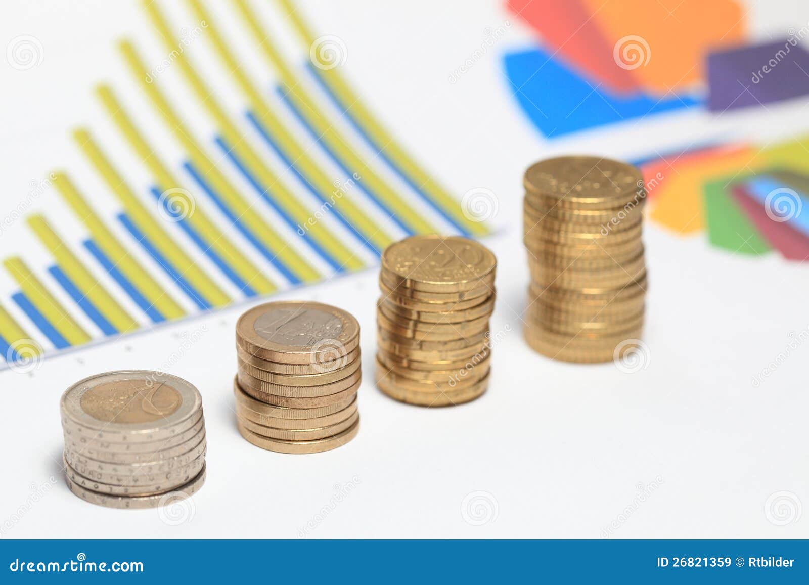 Money chart stock image. Image of banking, coin, objects - 26821359