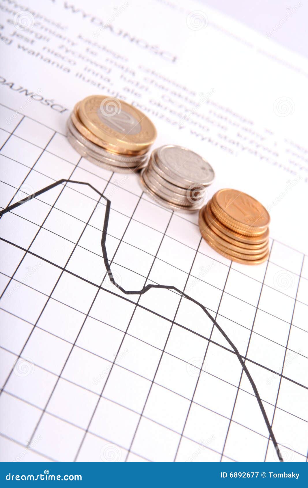 Money and chart stock image. Image of direction, chest - 6892677
