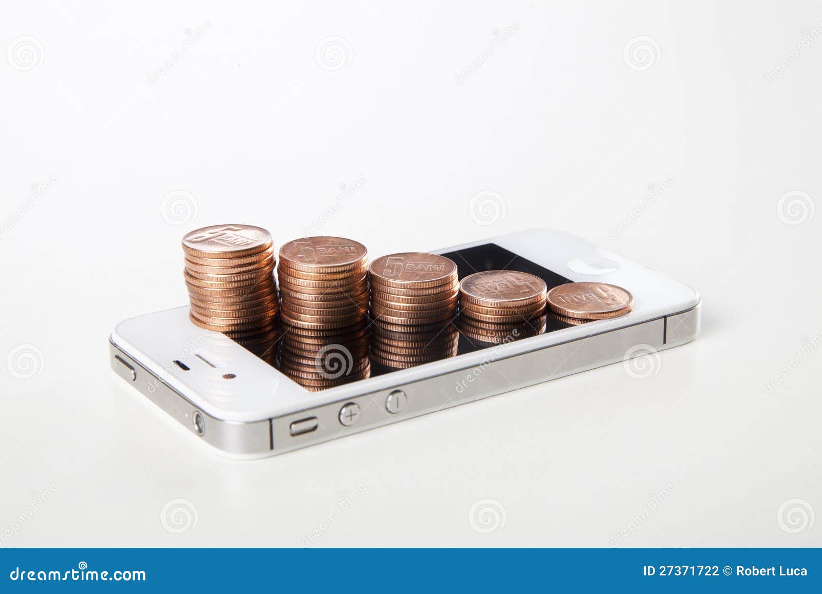 Money chart on smartphone stock photo. Image of economics - 27371722