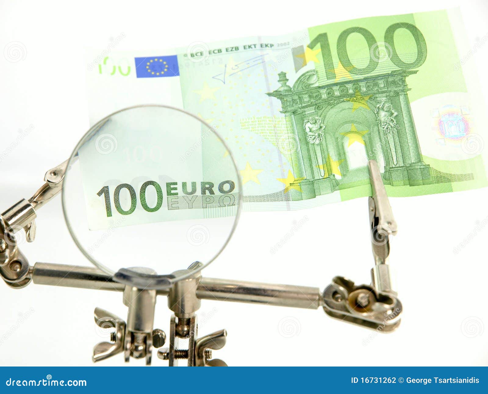 Money check stock photo. Image of glass, european, authentication ...