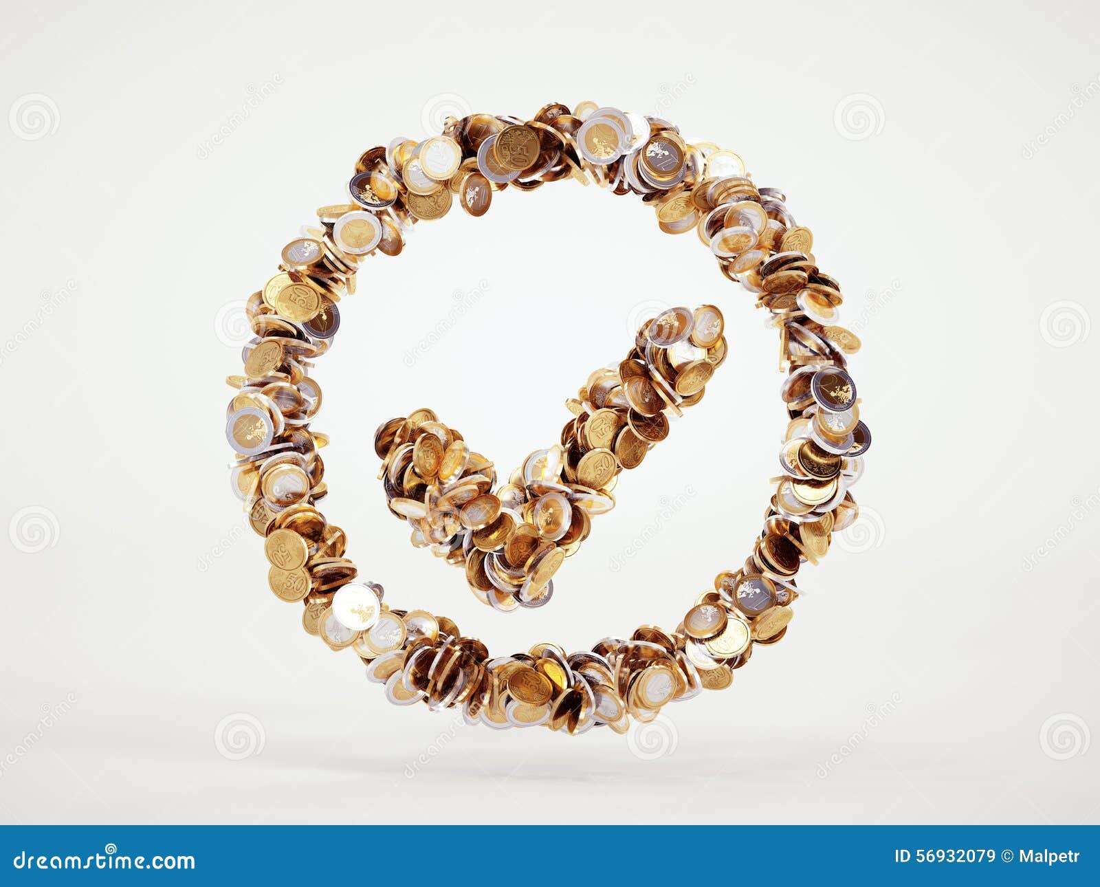 Money check mark sign stock image. Illustration of finance - 56932079