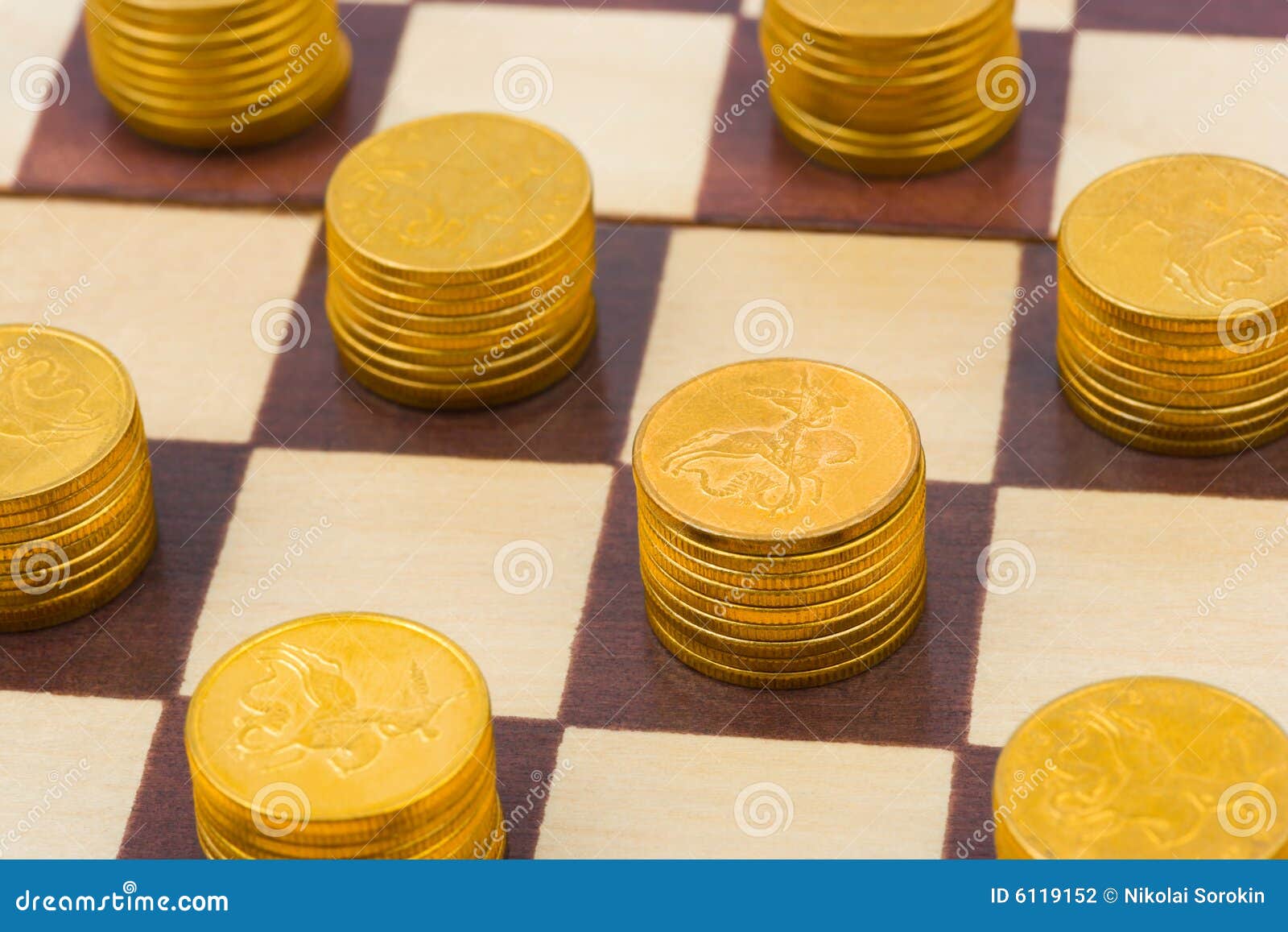 Money on chess board stock photo. Image of money, finance - 6119152