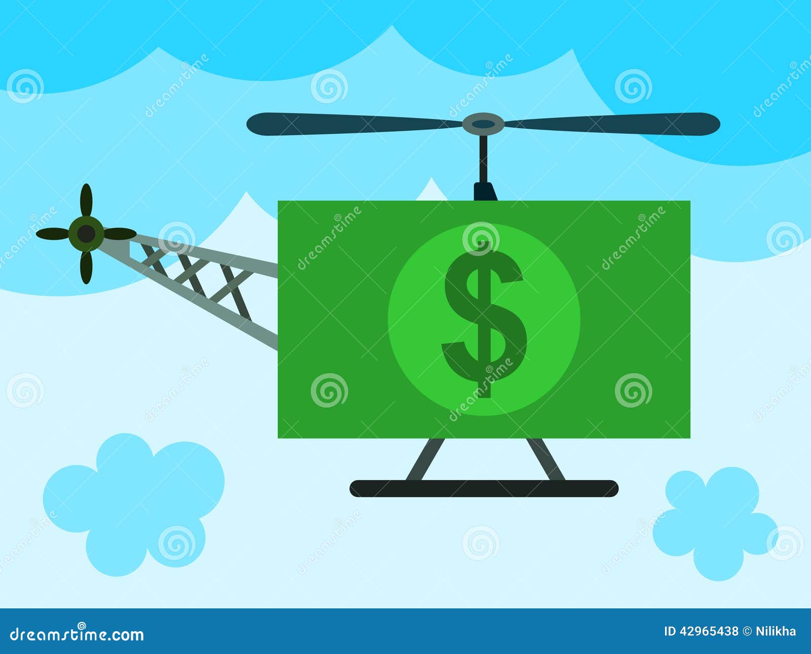 Money chopper stock illustration. Illustration of vehicle - 42965438