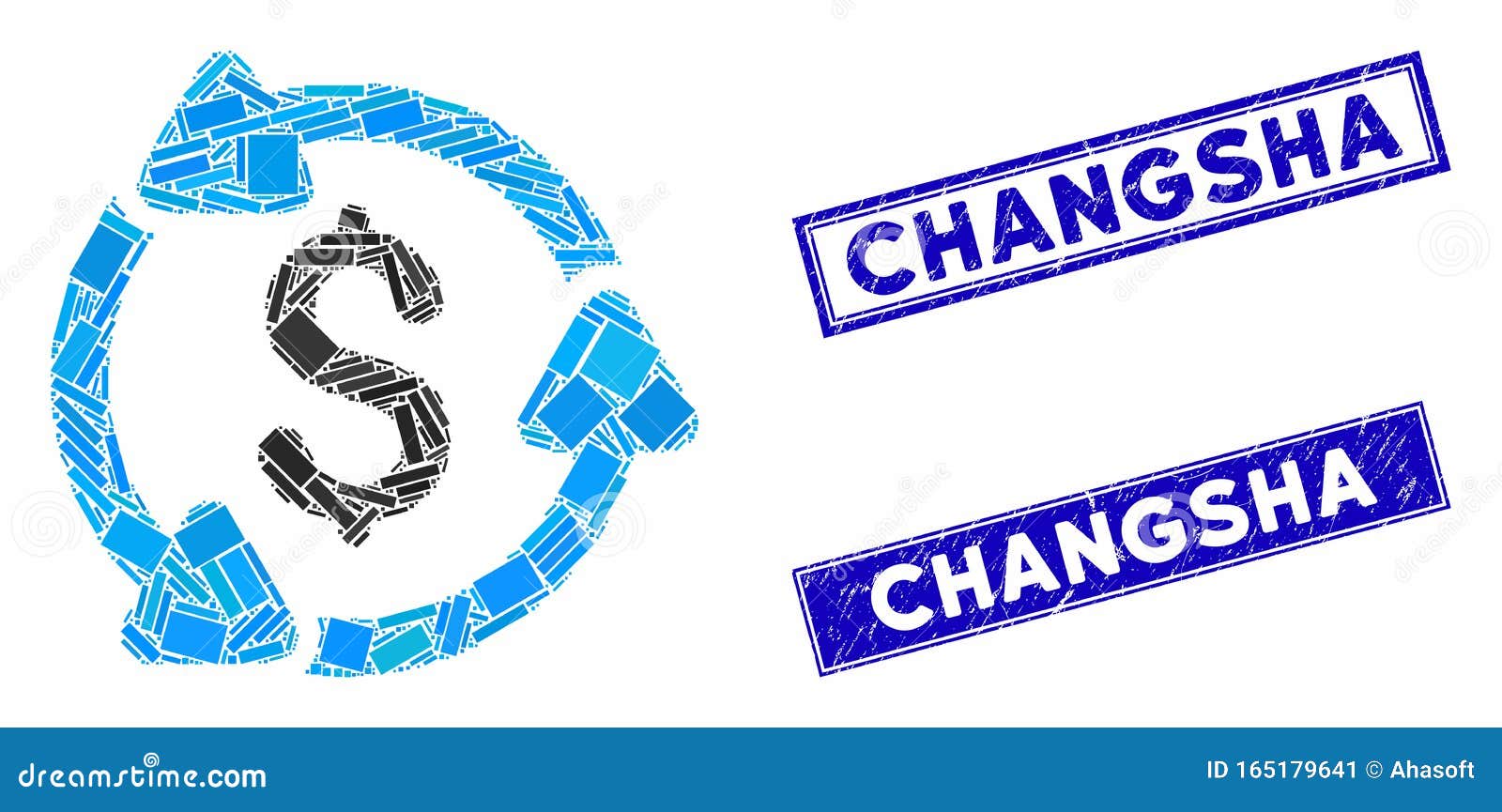 Money Circulation Concept, Cash Money Stack With Radial Loop Arr ...