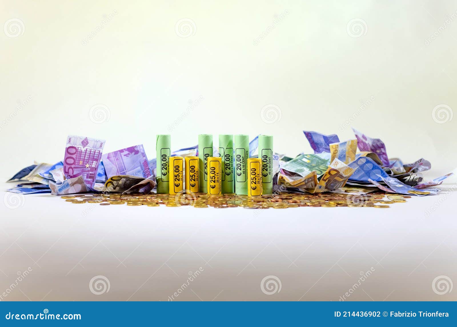 Money City: a City Made of Coins and Banknotes #01 Stock Photo - Image ...