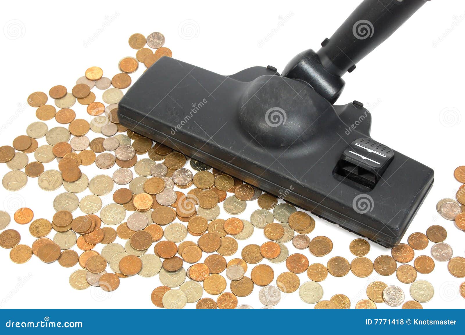 Money cleaner stock photo. Image of vacuum, conceptual - 7771418